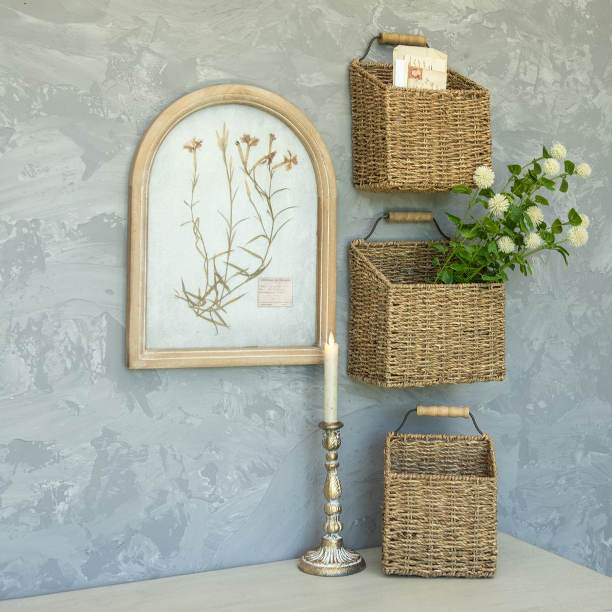 SQUARE BASKETS W/ HANDLE – Fig & Fern